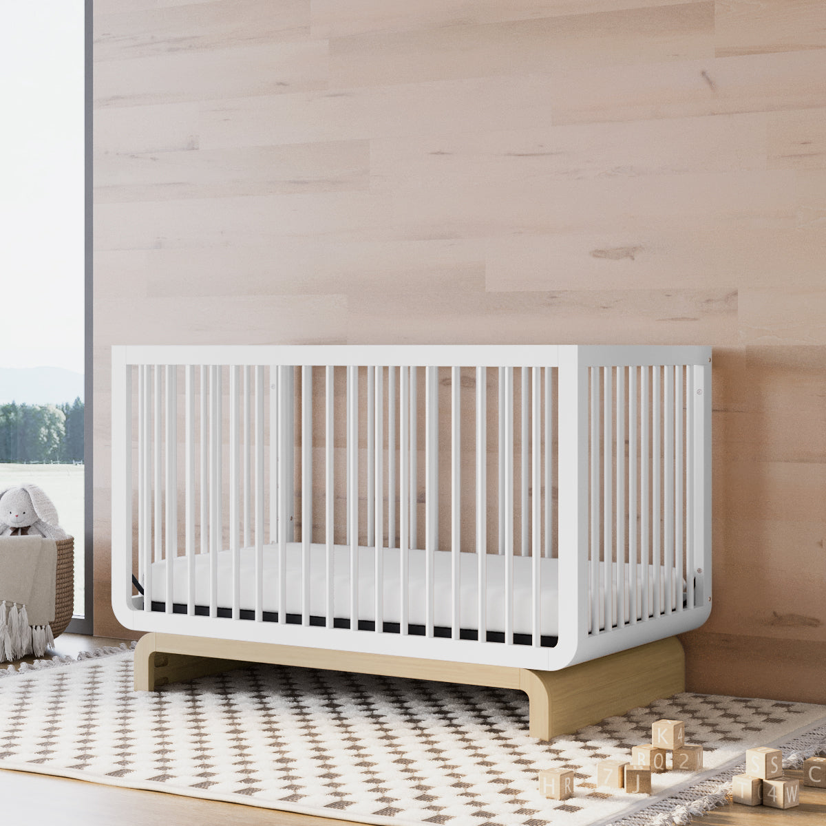 Storkcraft® Santorini™ Deluxe 5-in-1 Convertible Crib with Bonus Toddl
