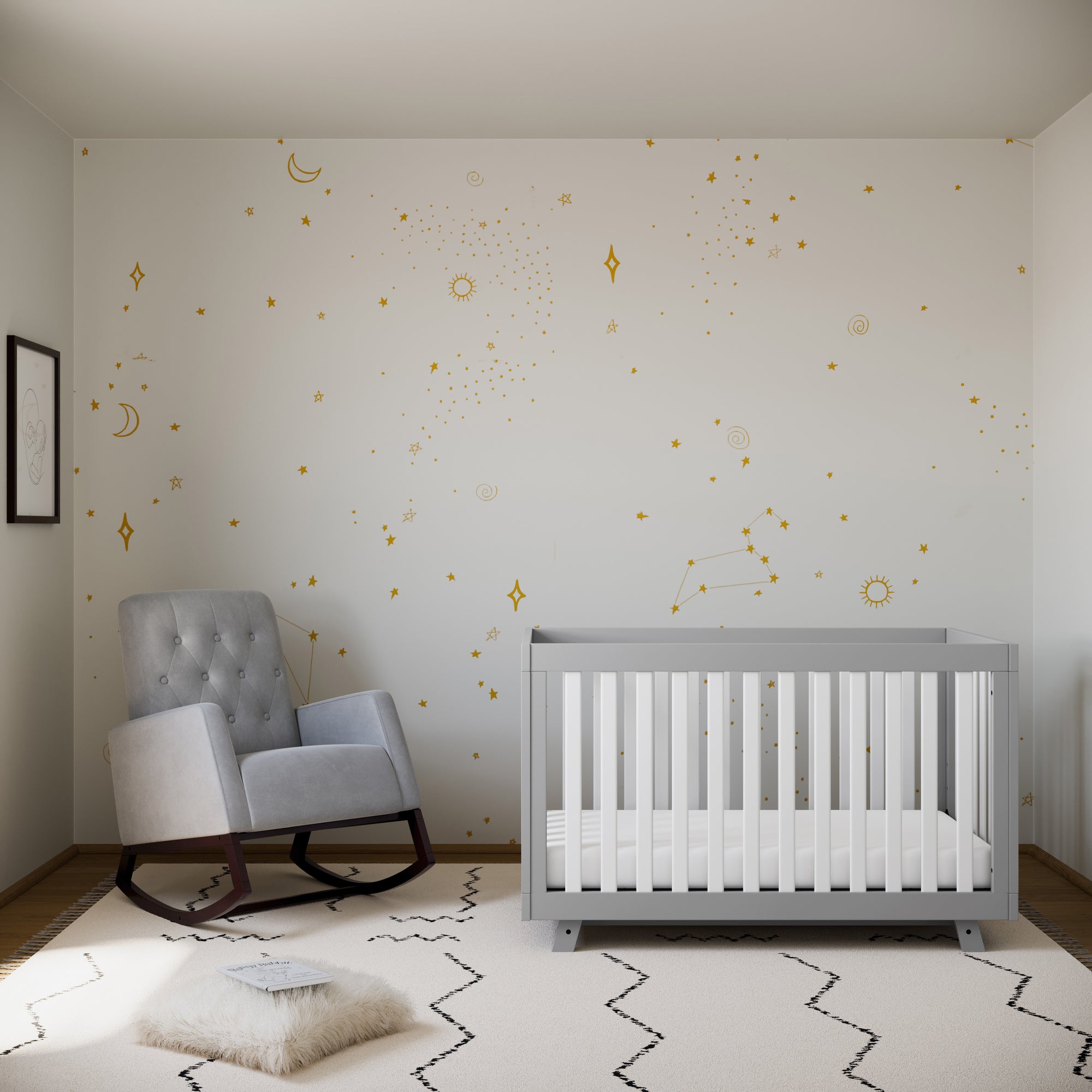 Storkcraft® Northern Lights® Upholstered Nursery Rocker